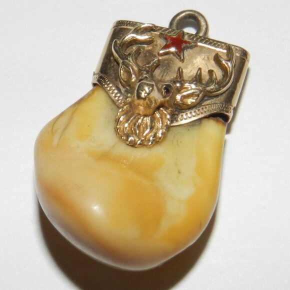 B.P.O.E. | Jewelry | Vintage Rare Bpoe 4k Yellow Gold Elks Tooth ...